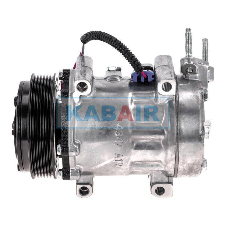 OE Sanden Compressor SD7H15 - 119mm, 6 Groove Clutch, 12V | KABAIR – Kabair