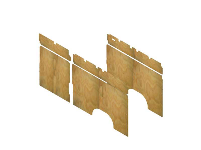 Plywood Wall Liner Kit 13+ Promaster 159" Ext Wb Hr | KABAIR – Kabair