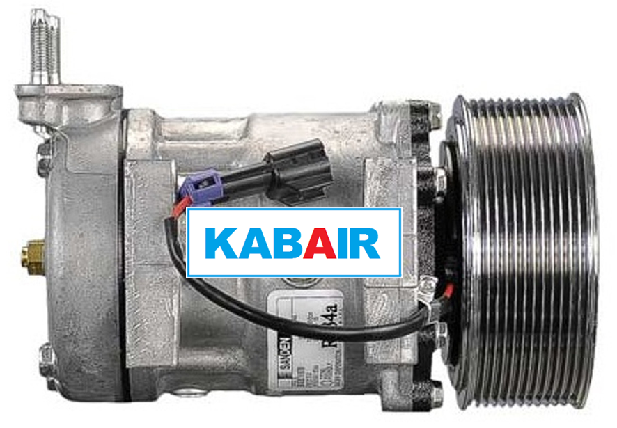 OE Sanden Compressor SD7H15HD - 126mm, 12 Groove HD Clutch, 12V ...
